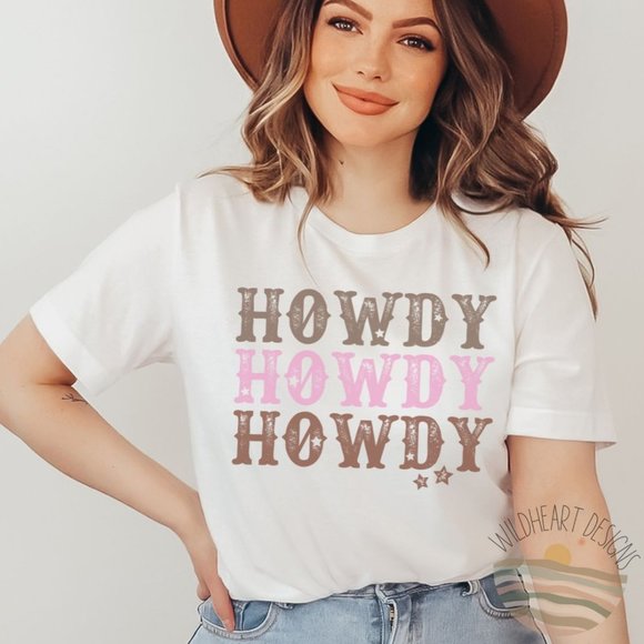 Tops | Howdy Graphic Tshirt Howdy Shirt Country Western Shirt Boho ...